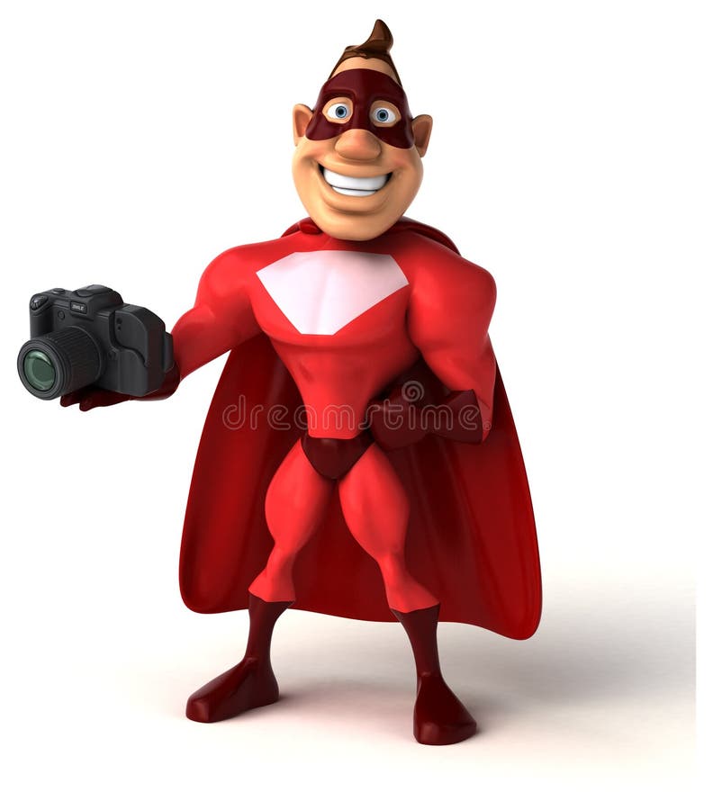 Fun superhero stock illustration. Illustration of people - 76178668