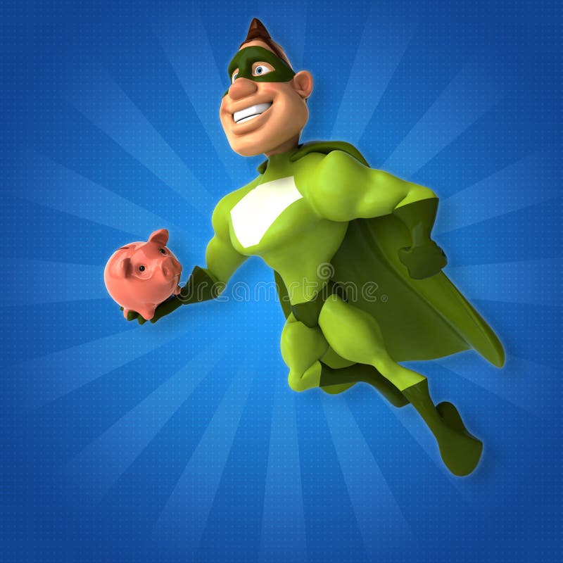 Fun superhero stock illustration. Illustration of heroes - 76179534