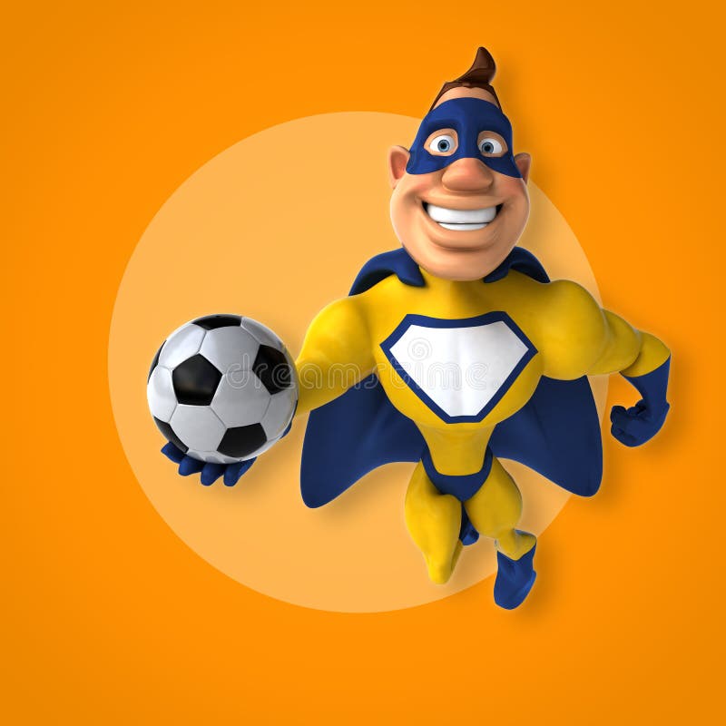 Fun superhero stock illustration. Illustration of speed - 76179713