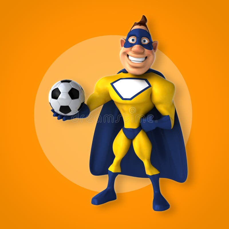 Fun superhero stock illustration. Illustration of savior - 76179807