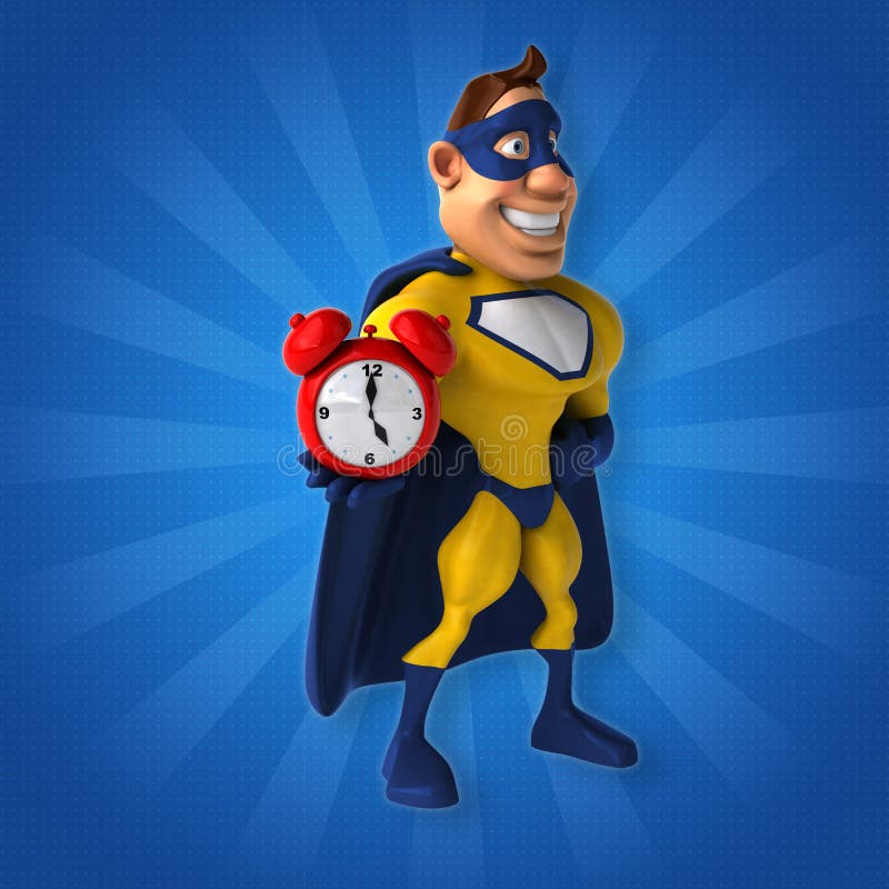 Fun superhero stock illustration. Illustration of build - 76180257