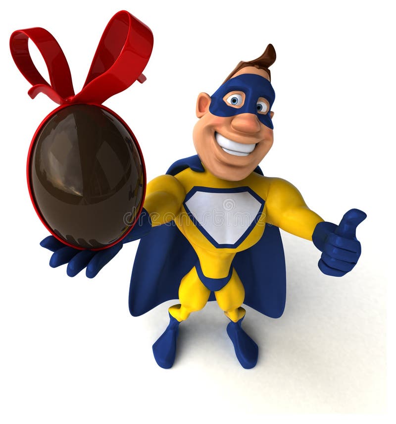 Fun superhero stock illustration. Illustration of fighter - 76180457