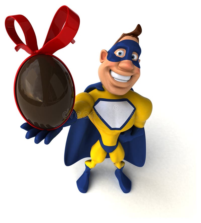 Fun superhero stock illustration. Illustration of build - 81005795