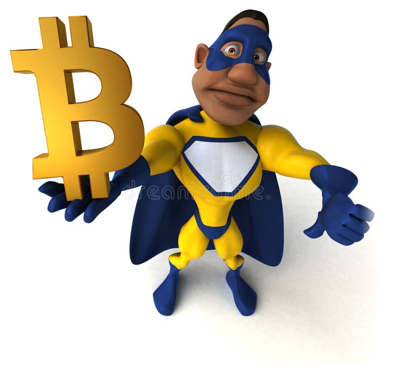 Fun Superhero - 3D Illustration Stock Illustration - Illustration of ...