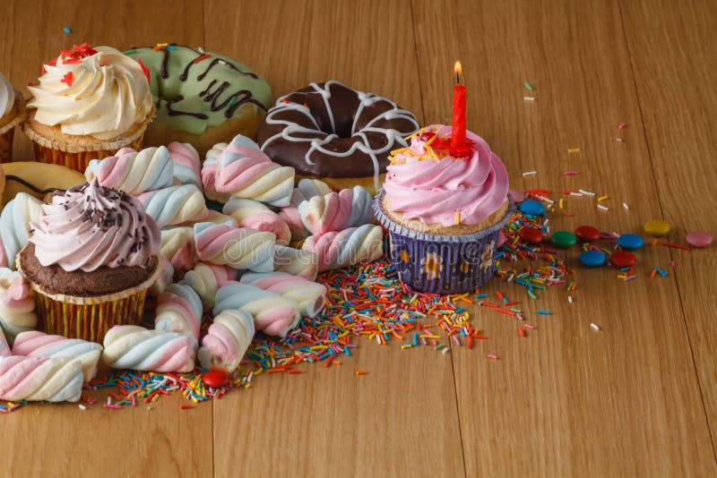 Fun sweet decoration stock photo. Image of year, place - 61870946