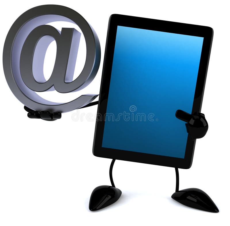 Fun tablet stock illustration. Illustration of shiny - 45721182