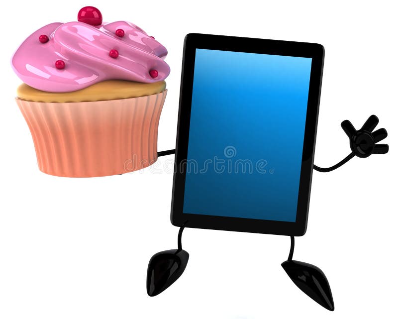 Fun tablet stock illustration. Illustration of modern - 45831190