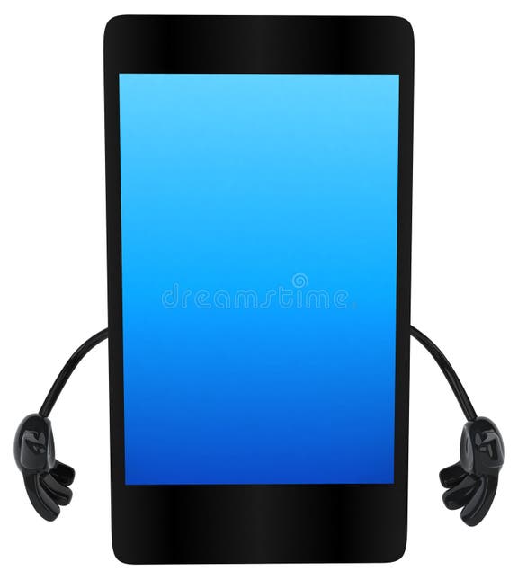 Fun tablet stock illustration. Illustration of business - 46782479