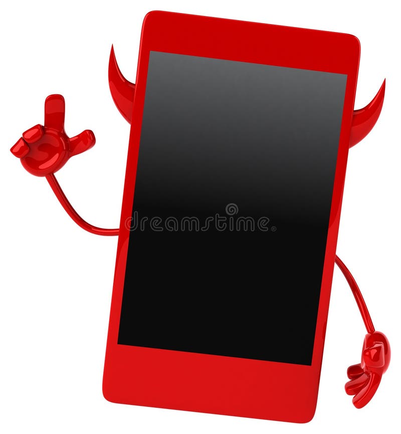 Fun tablet stock illustration. Illustration of computer - 46782548