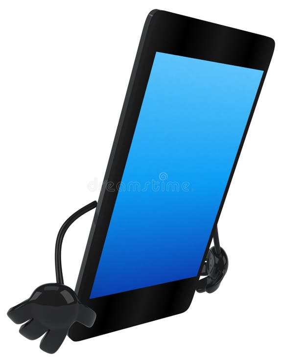 Fun tablet stock illustration. Illustration of portable - 46905416