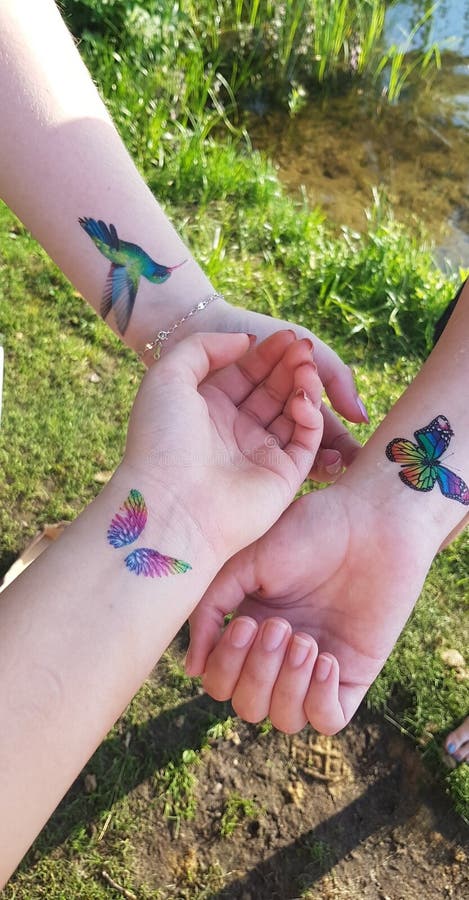 Fun tatoo stock image. Image of memories, gang, tatoo - 187252989