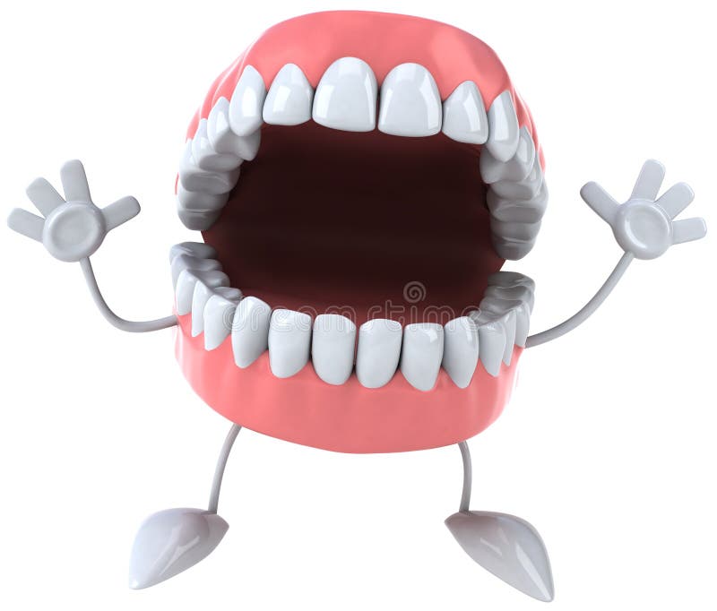 Fun teeth stock illustration. Illustration of comedy - 15978666