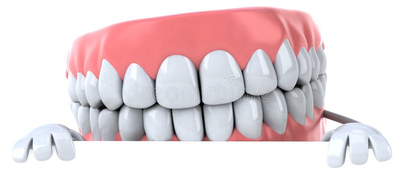 Fun teeth stock illustration. Illustration of concept - 17527002