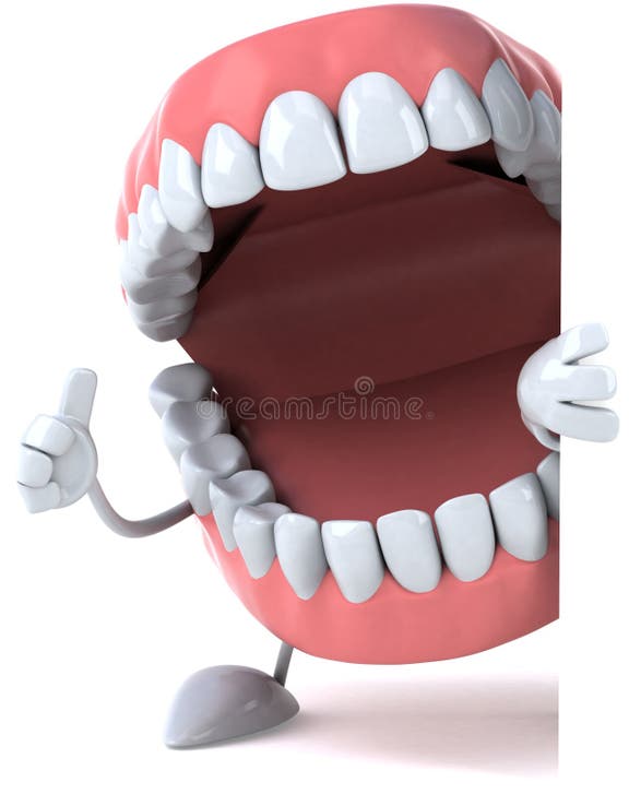 Fun teeth stock illustration. Illustration of mouth, joke - 17527004