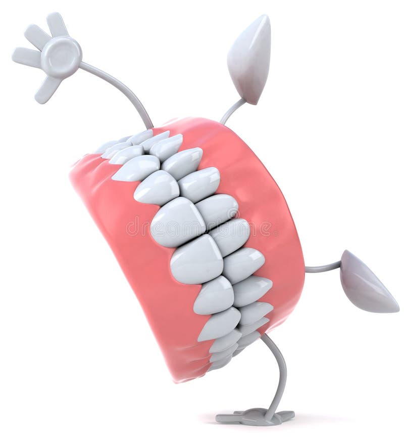 Fun teeth stock illustration. Illustration of funny, concept - 15978654