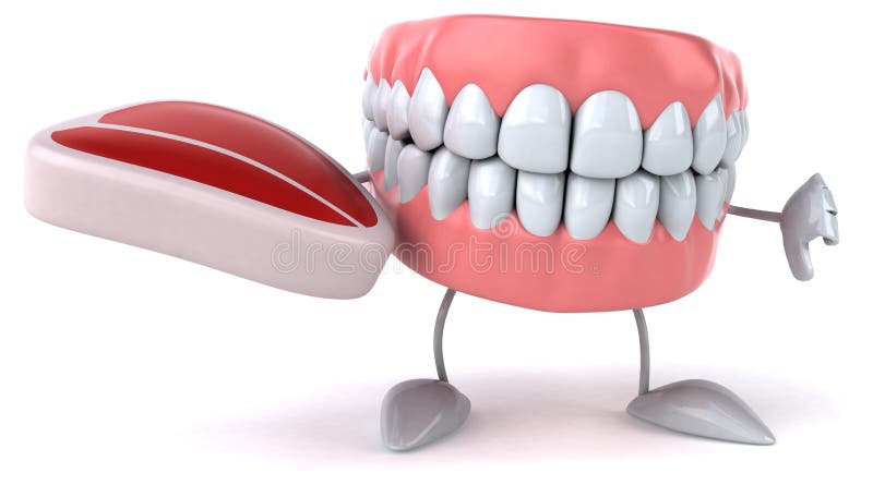 Fun teeth stock illustration. Illustration of health - 48642875