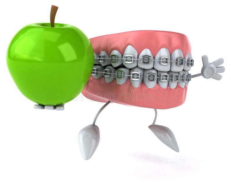 Fun teeth stock illustration. Illustration of dentistry - 60059640