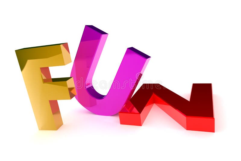 Fun Text stock illustration. Illustration of isolated - 18548680