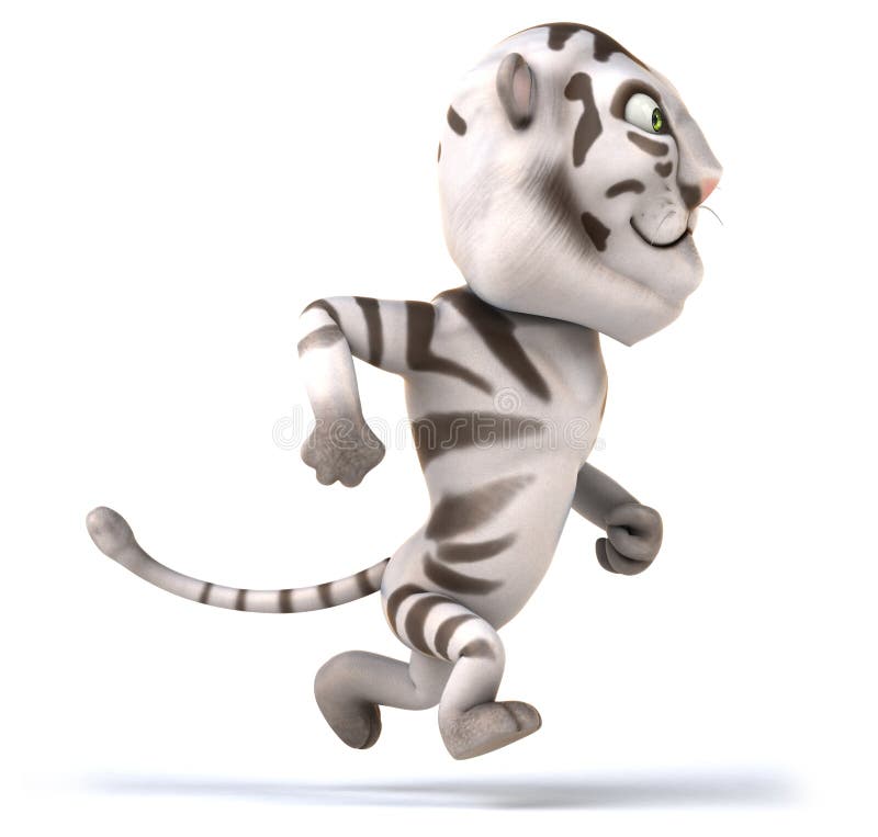 Fun tiger stock illustration. Illustration of cute, angry - 57517213