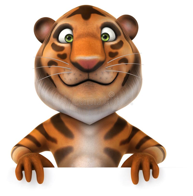 Fun tiger stock illustration. Illustration of tigris - 47741773