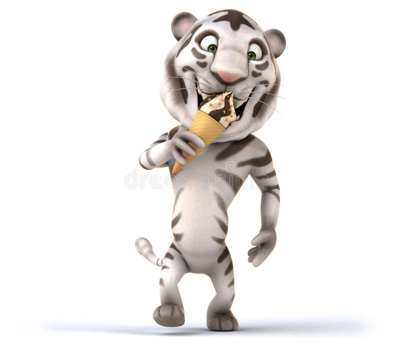 Fun tiger stock illustration. Illustration of mammal - 56609036