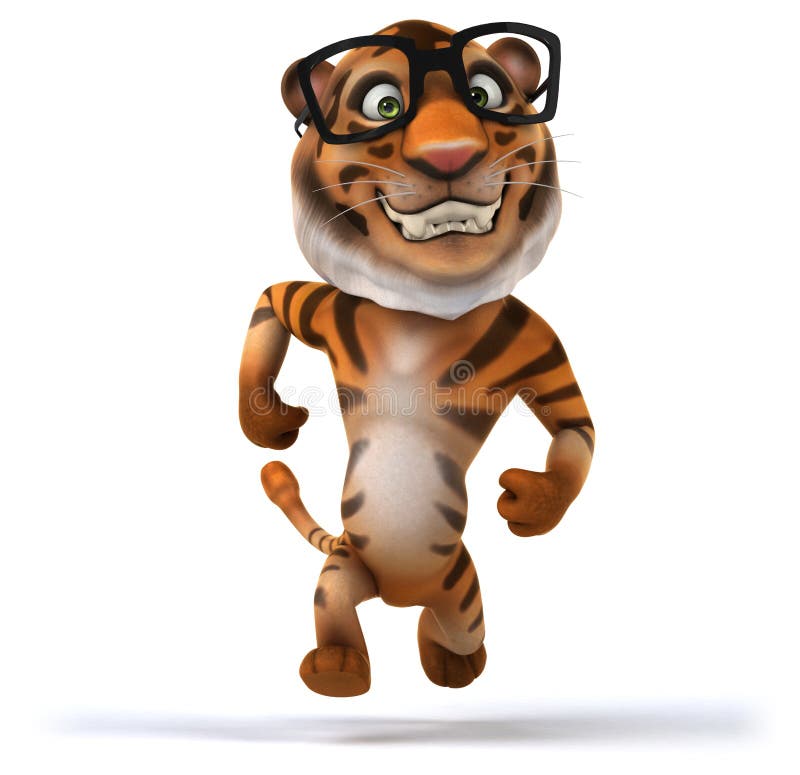 Fun tiger stock illustration. Illustration of bengal - 57517368