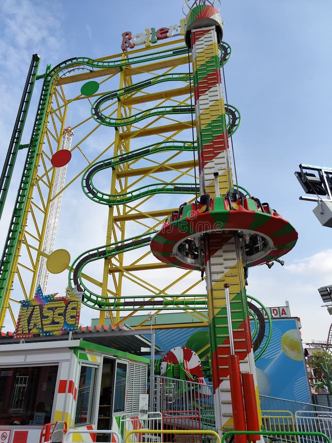 Prater Vienna, Austria editorial stock photo. Image of tourism - 258266933