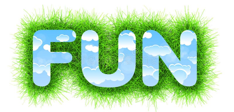 Fun title stock illustration. Illustration of green, mark - 51943960