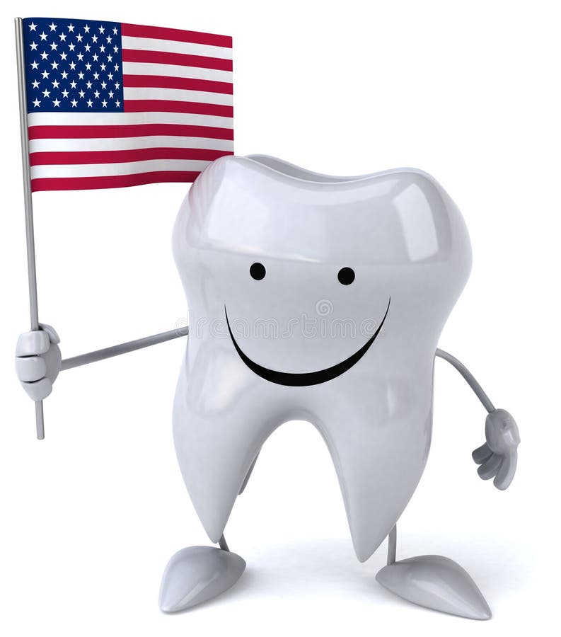 Fun tooth stock illustration. Illustration of isolated - 55760338