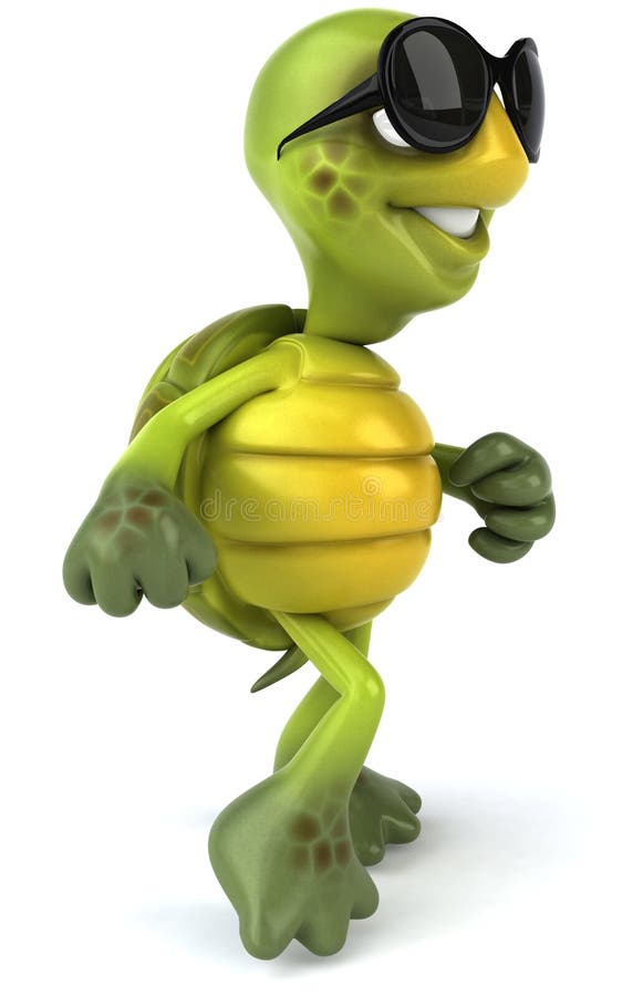 Fun turtle stock illustration. Illustration of aquatic - 29340662