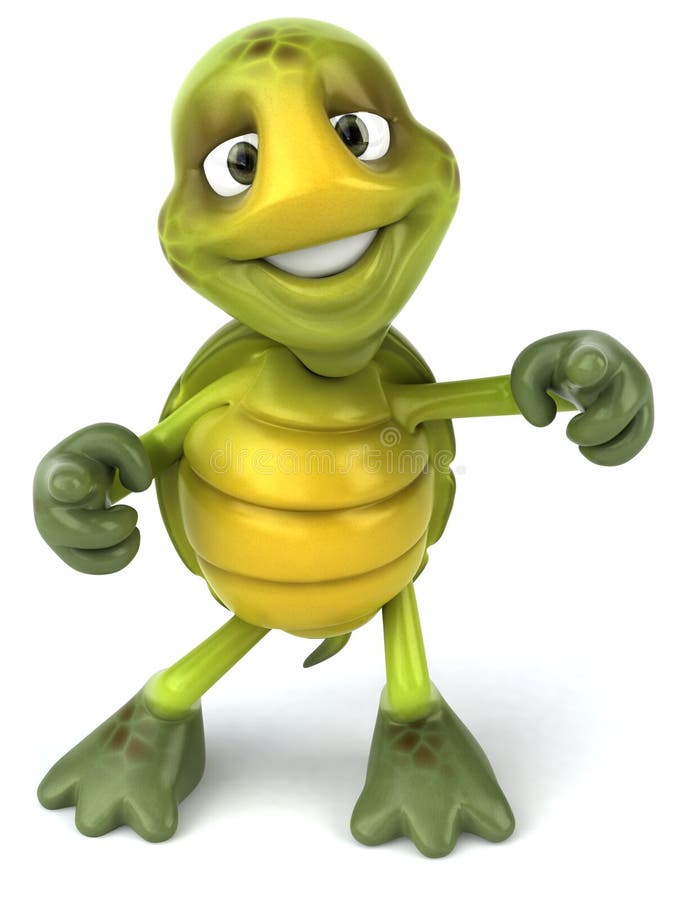 Fun turtle stock illustration. Illustration of slower - 21724920