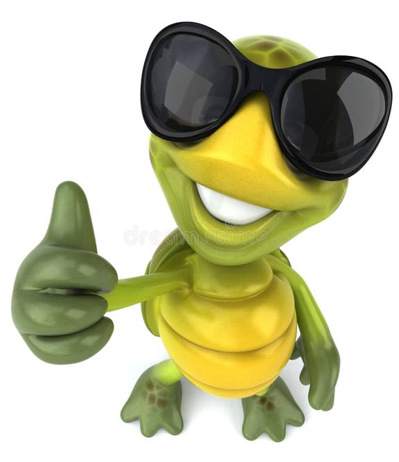 Fun turtle stock illustration. Illustration of slower - 21724920