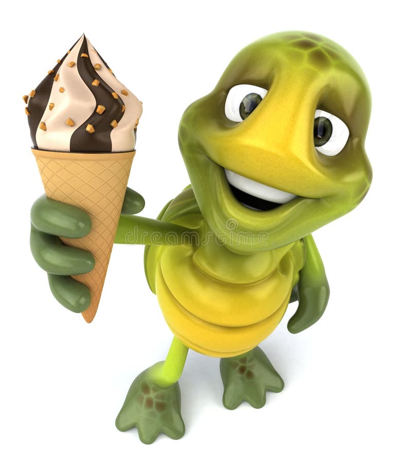 Fun turtle stock illustration. Illustration of reptile - 42970165