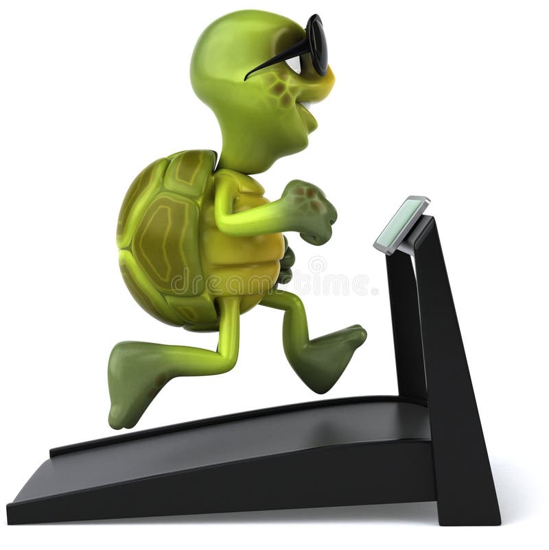 Turtle Fitness stock vector. Illustration of marathon - 11329396