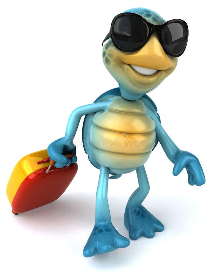 Fun turtle stock illustration. Illustration of mammal - 54108962