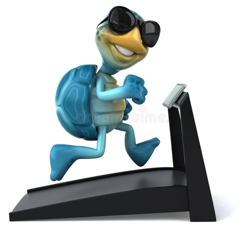 Fun turtle stock illustration. Illustration of marine - 56718382