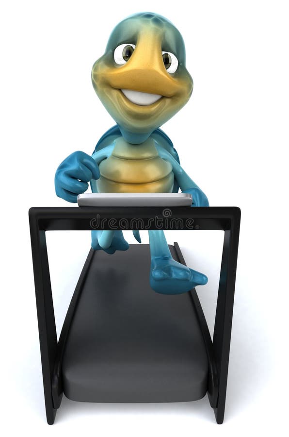 Tortoise Running Treadmill Stock Illustrations – 17 Tortoise Running ...