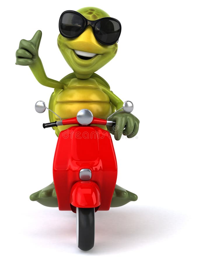 Fun turtle stock illustration. Illustration of symbol - 66007022