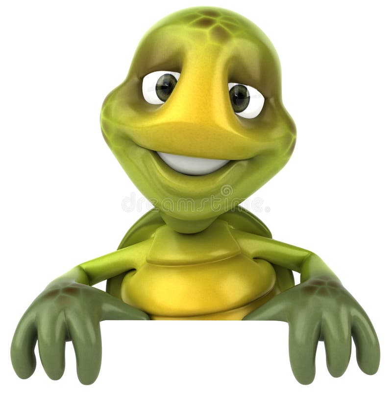 Fun turtle stock illustration. Illustration of cartoon - 22453067