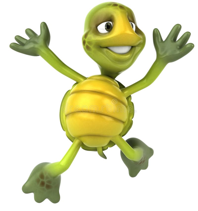 Fun turtle dancing stock illustration. Illustration of shell - 9188277