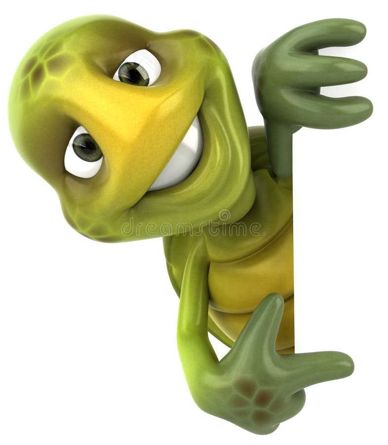 Fun turtle stock illustration. Illustration of cartoon - 22453067