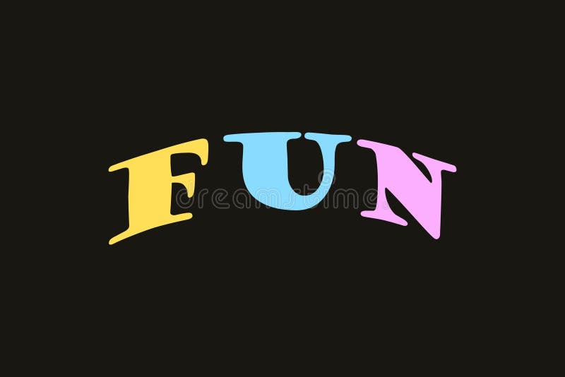 Fun Typography Text T-shirt Vector Design. Stock Vector - Illustration ...