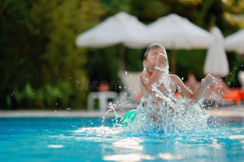 Fun in water stock photo. Image of cute, leisure, people - 38296384