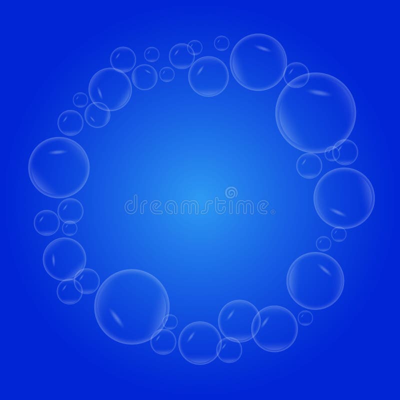 Fun Water Bubbles for Your Design Stock Vector - Illustration of ...
