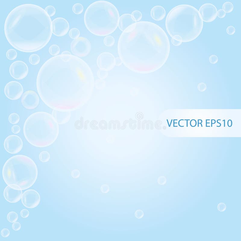 Fun Water Bubbles for Your Design Stock Vector - Illustration of ...