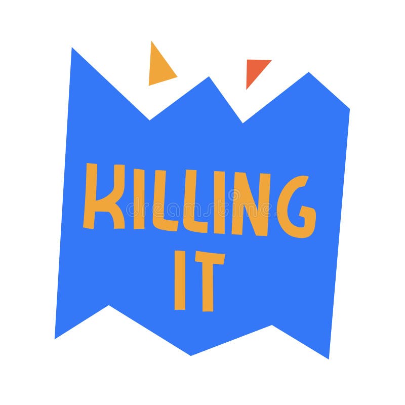 Fun Word Text Sticker Colorful Design Element. Stock Vector ...