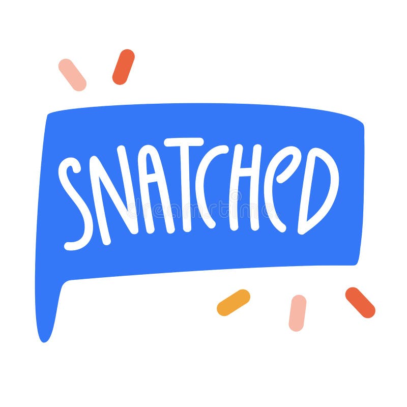 Fun Word Text Sticker Colorful Design Element. Stock Vector ...