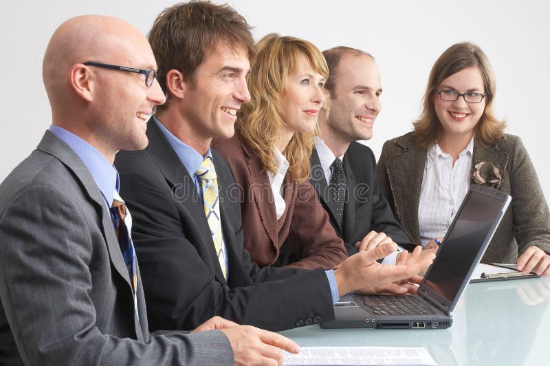 Fun work stock photo. Image of office, presentation, businesspeople ...