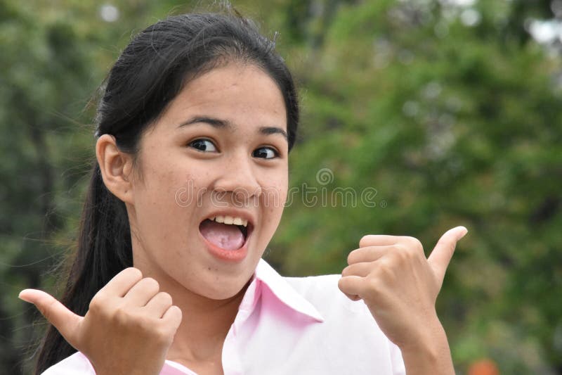 A Fun Young Asian Girl stock photo. Image of philippines - 274085678