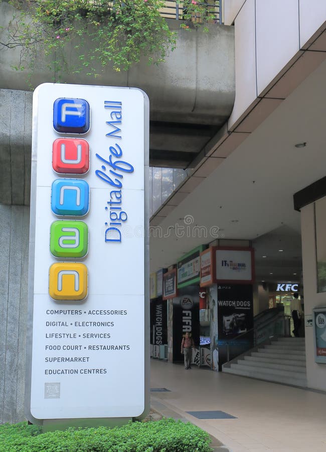 Funan Mall, with View of Rock Climbing Wall and Indoor Cycling Tracks ...